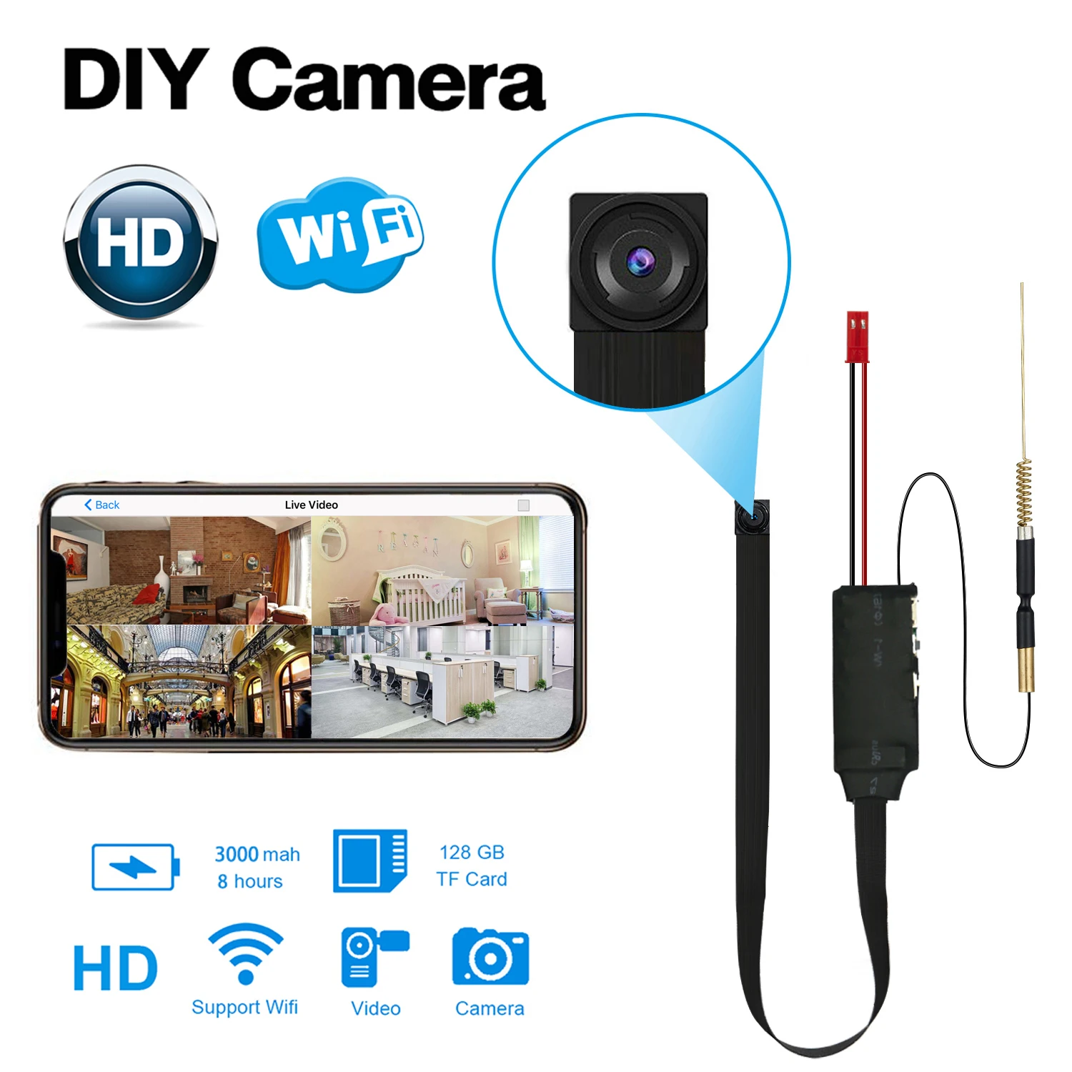 1080P-WiFi-IP-Mini-Camera-Module-Motion-P2P-Camera-Video-Recorder-Home ...