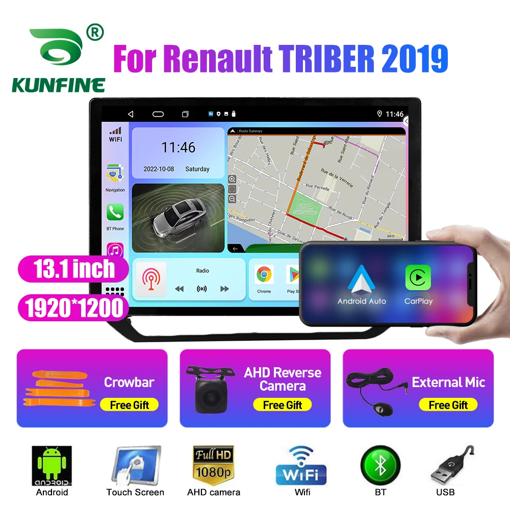 13-1-inch-Car-Radio-For-Renault-TRIBER-2019-Car-DVD-GPS-Navigation ...