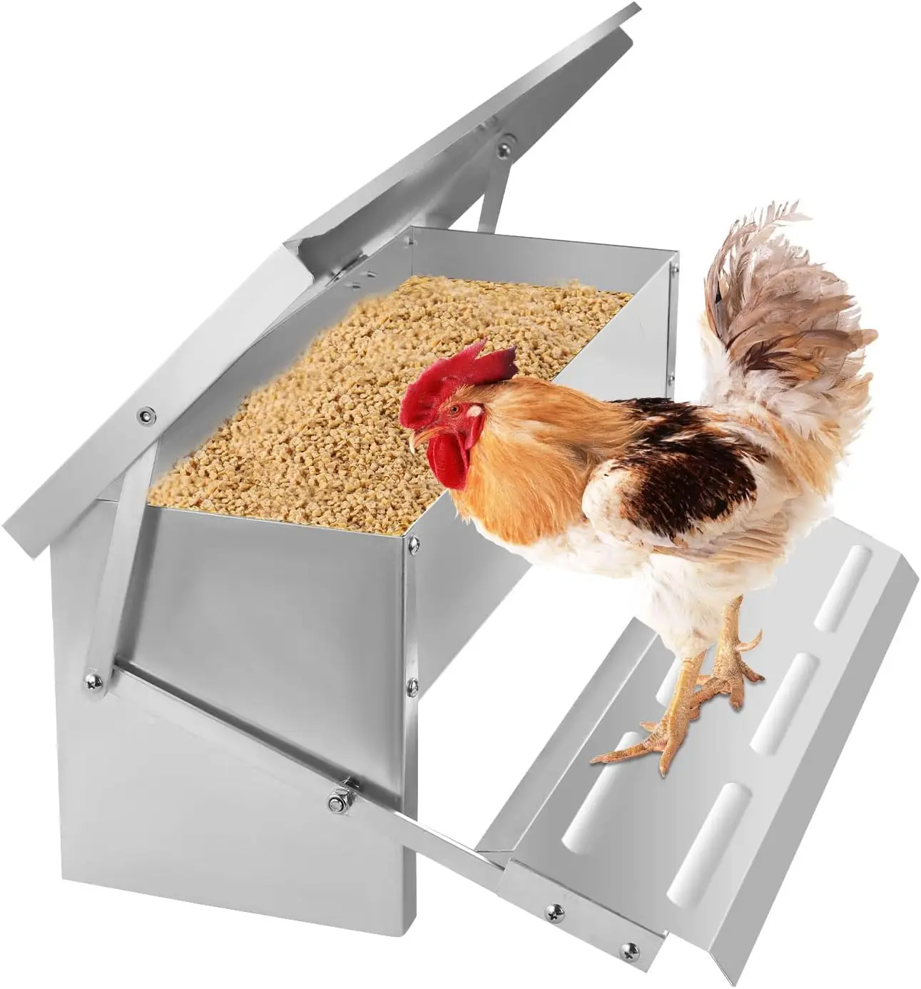 5KG-Automatic-Treadle-Chicken-Feeder-Poultry-Self-Opening-Ratproof ...