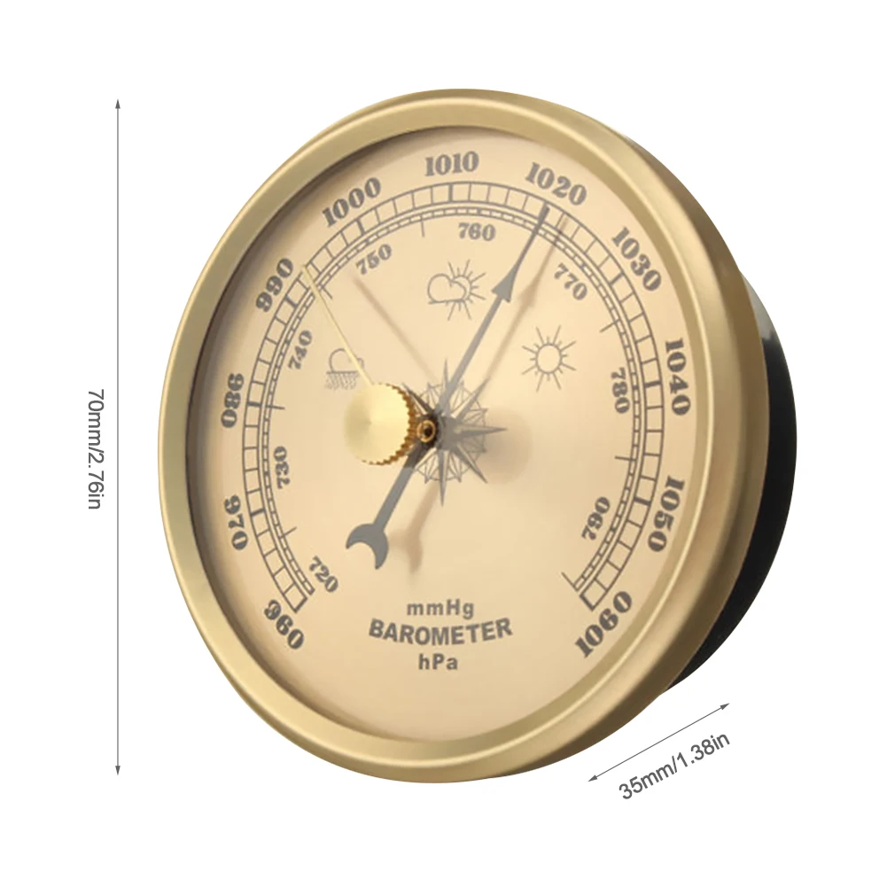 70mm-Air-Pressure-Metal-Portable-Weather-Station-Accuracy-Multifunction ...