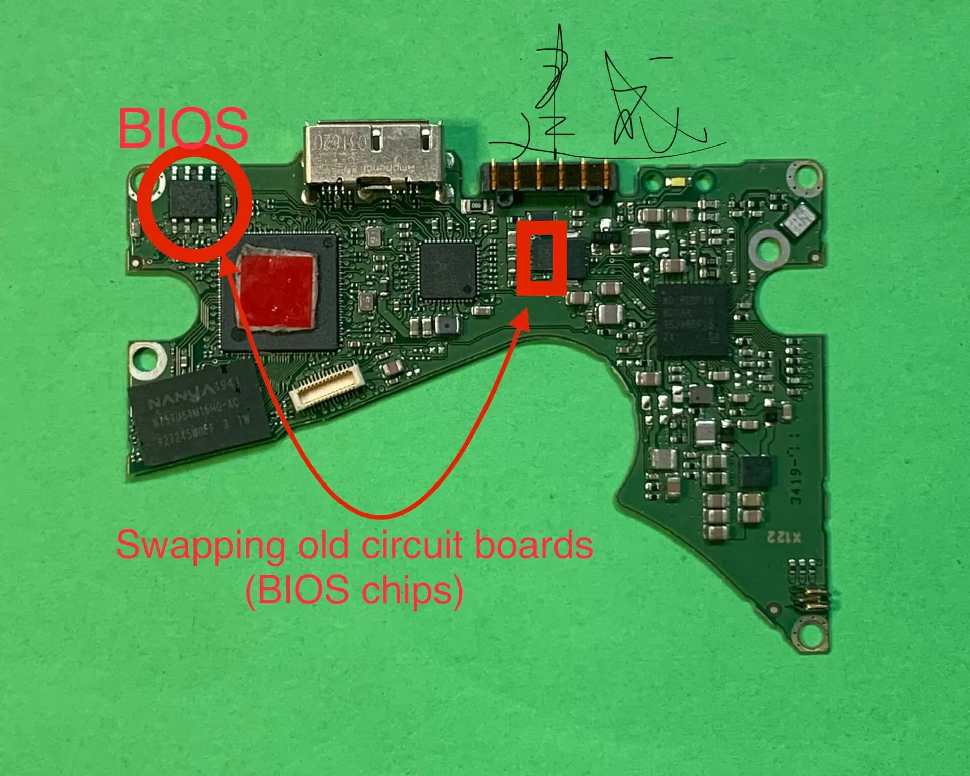 Western-Data-Hard-Disk-Circuit-Board-2060-800041-003-REVP1-WD-4T-USB3-0 ...