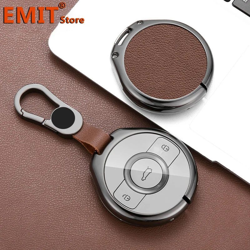 Zinc-Alloy-Leather-Key-Shell-for-Mercedes-Benz-SMART-Fortwo-1-BRABUS-1 ...
