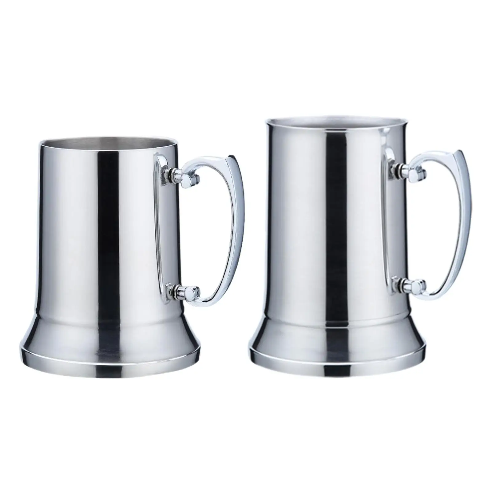 Beer-Mug-Double-Wall-Tankard-Style-Bar-Accessories-Insulated-Cup ...