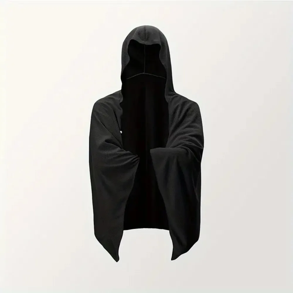 Multicolor-Quick-Drying-Poncho-Cold-Sun-Protection-Beach-Cloak-Hooded ...