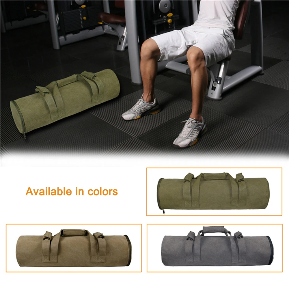 Canvas-Power-Sand-Bag-Wear-resistant-Training-Body-Sandbag-with-Zipper ...