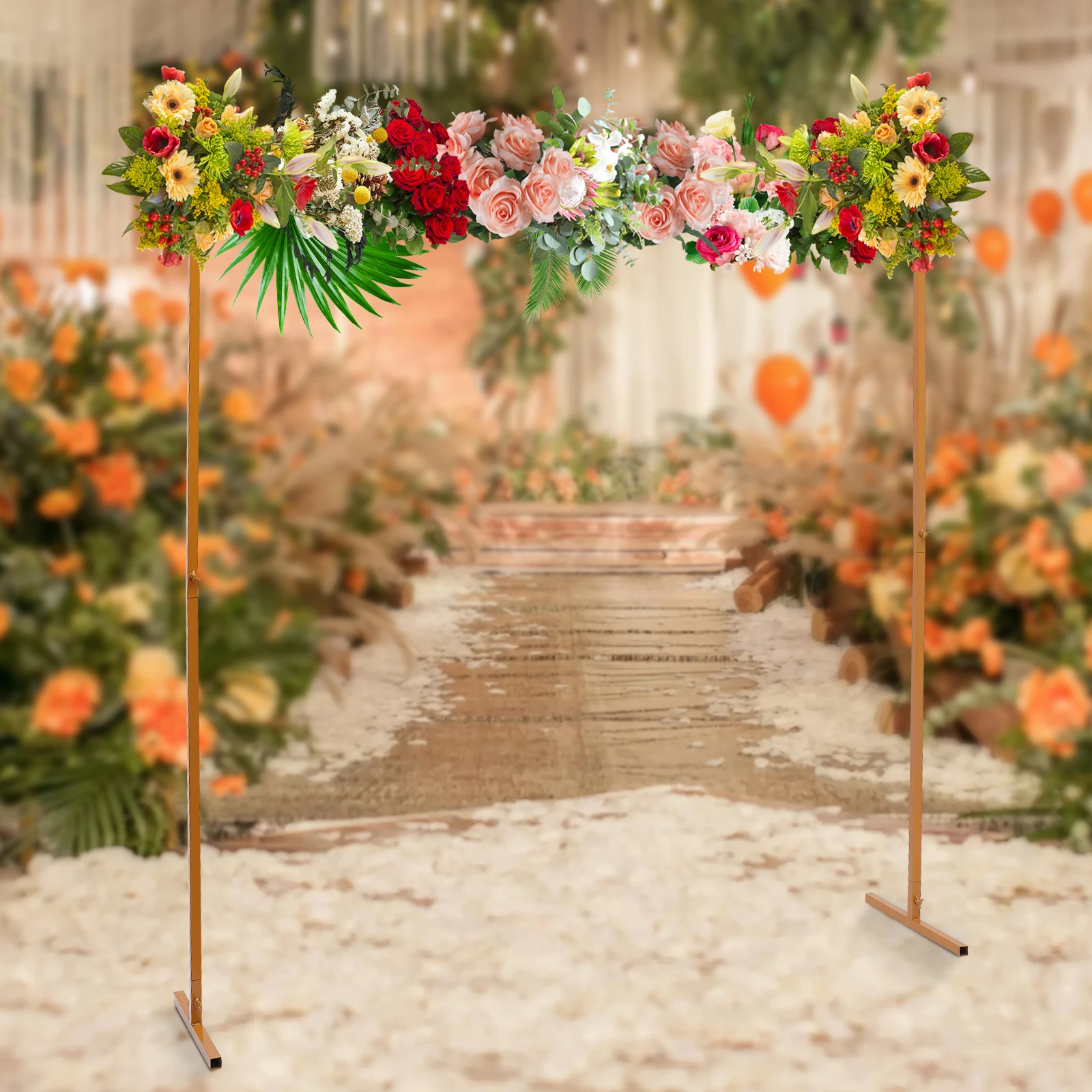 New-Durable-Metal-Wedding-Arch-Stand-Framework-Background-Party-Venue ...