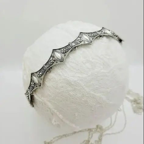 Metal Crown Headband Medieval Crown Women Crown vintage bridal hair ...