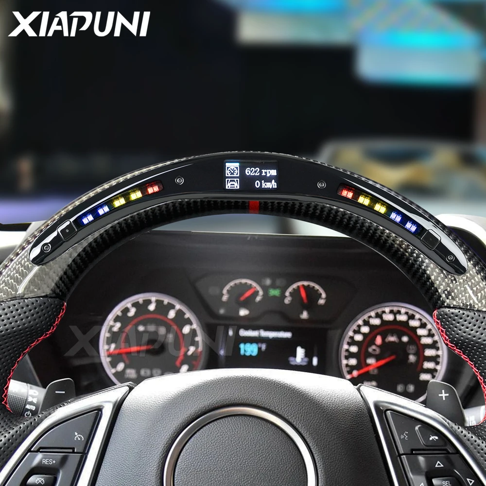 Customized Carbon Fiber Racing Wheel with RPM LED for 2016-2022 ...