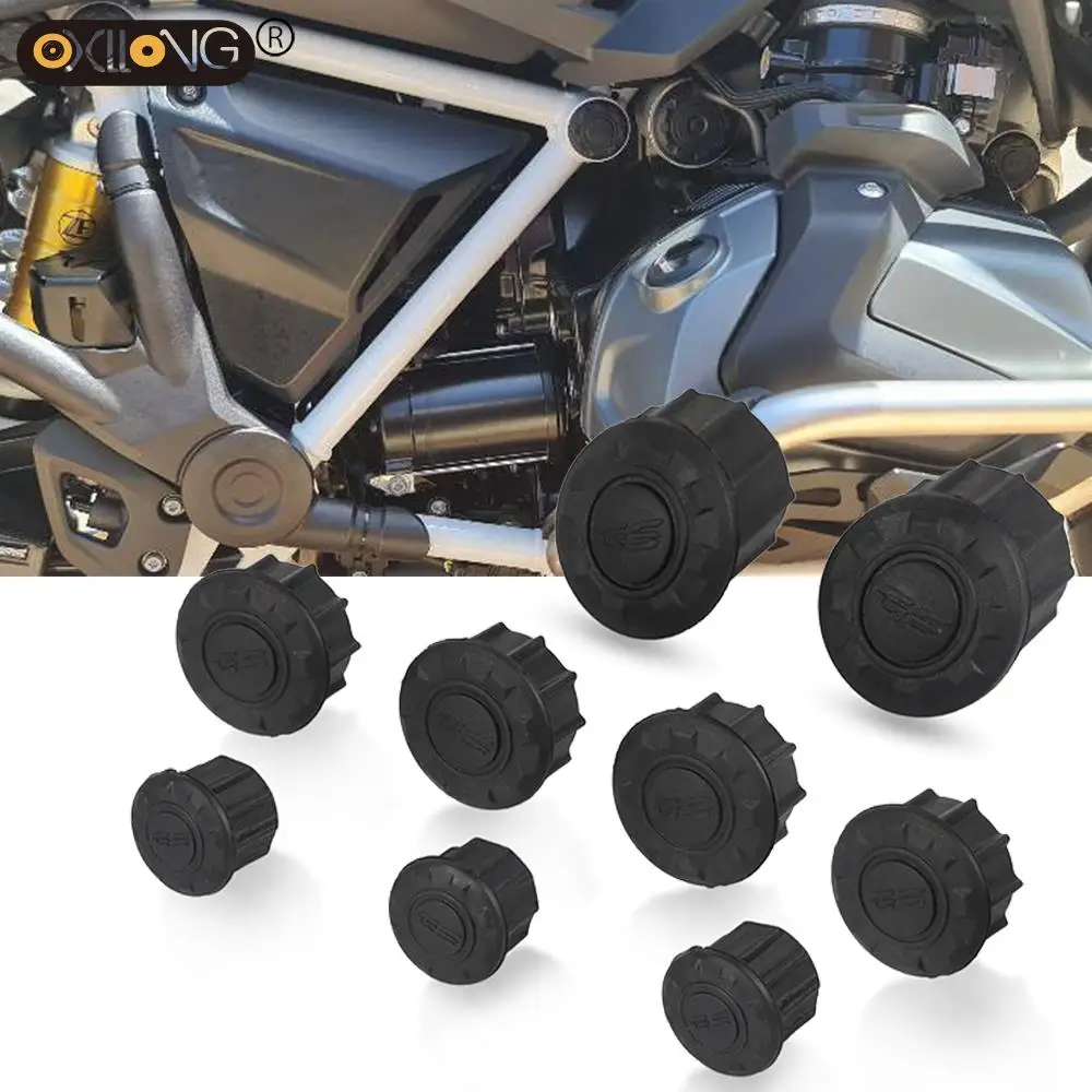 9PCS-R1250GS-Frame-Hole-Cover-Caps-Plug-Decor-For-BMW-R-1250GS-R-1250 ...