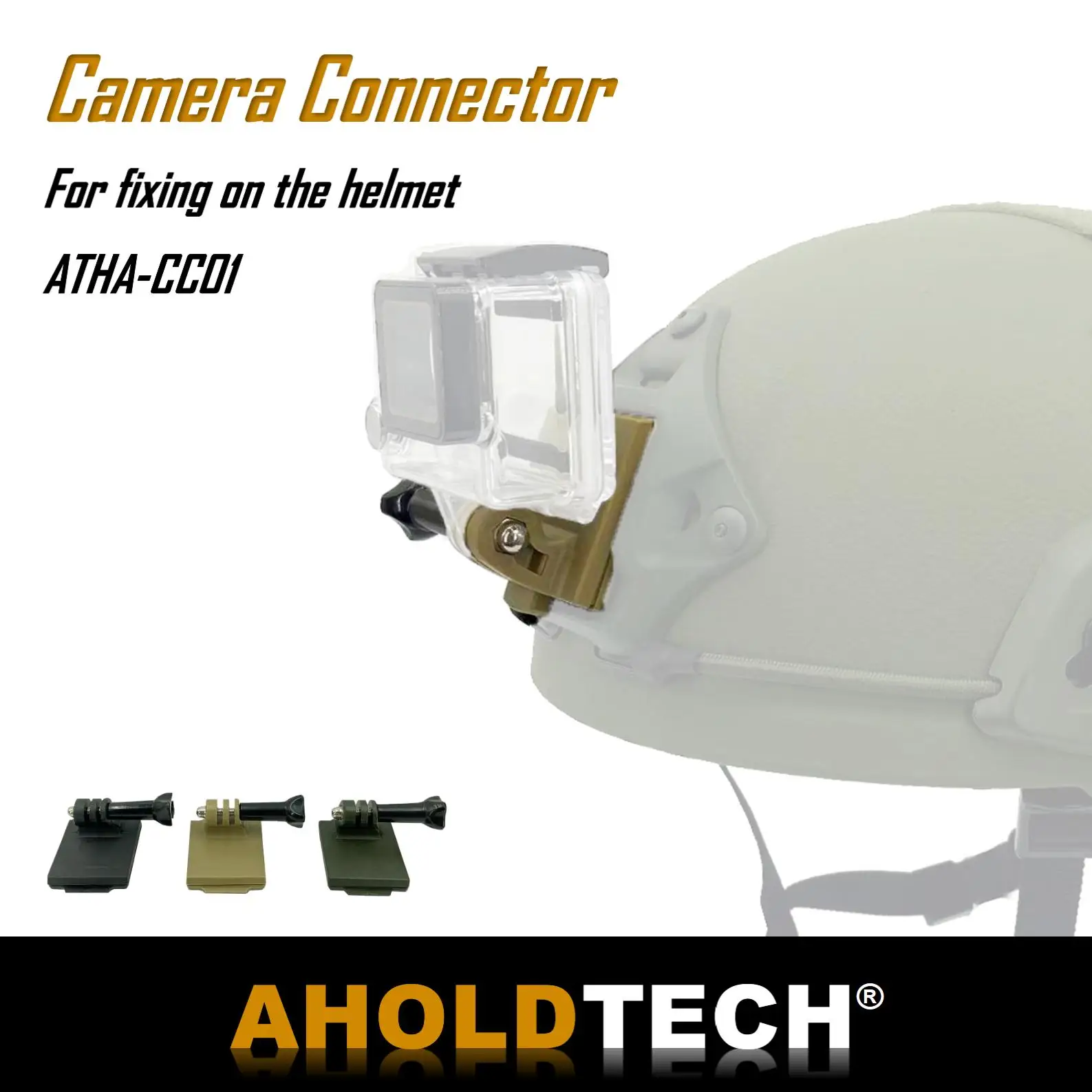 Aholdtech-Ballistic-Helmet-NVG-Mount-Quick-release-Connector-for-Gopro ...