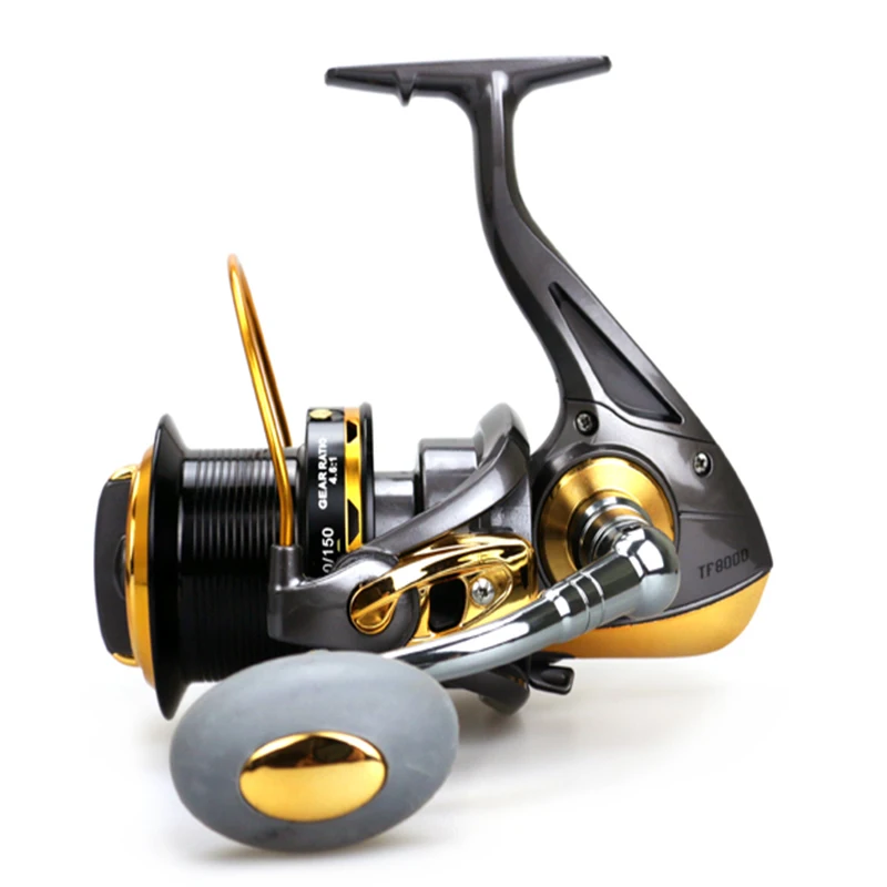 Carrete de Pesca de Mar 12BB + 1RB Surfcasting, rueda larga Distant ...