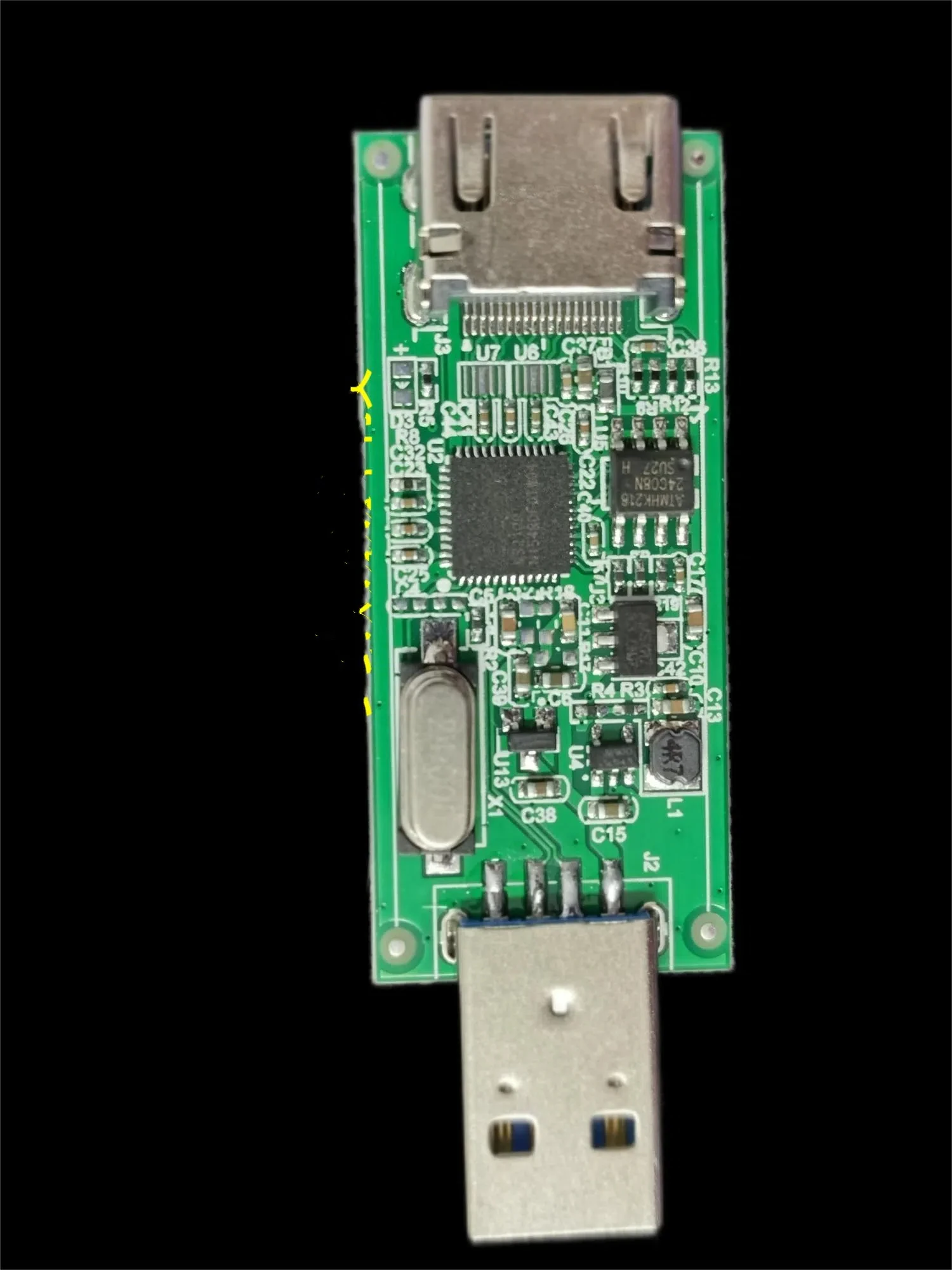 Domestic chip solution MS2109 HD/DVI to USB, HD acquisition card ...