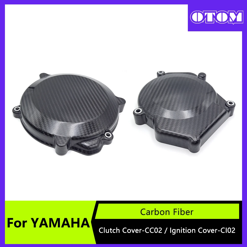 Motorcycle Ignition Clutch Cover Magnetic Motor Stator Carbon Fiber ...