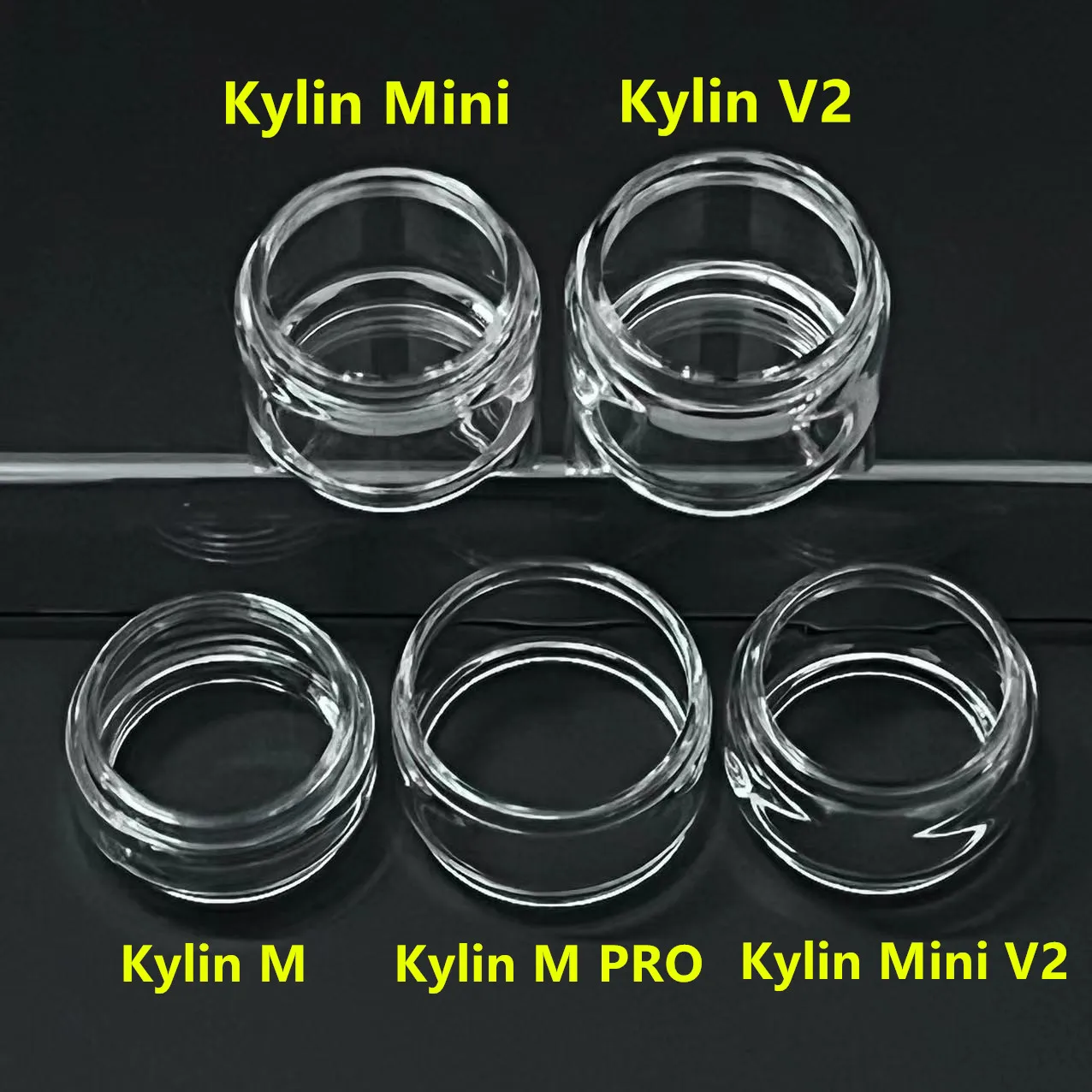 Kylin V2/kylin M/kylin Mini V2/kylin M Pro/kylin Mini Glass Tube Replacement Bubble Fat Straight ...