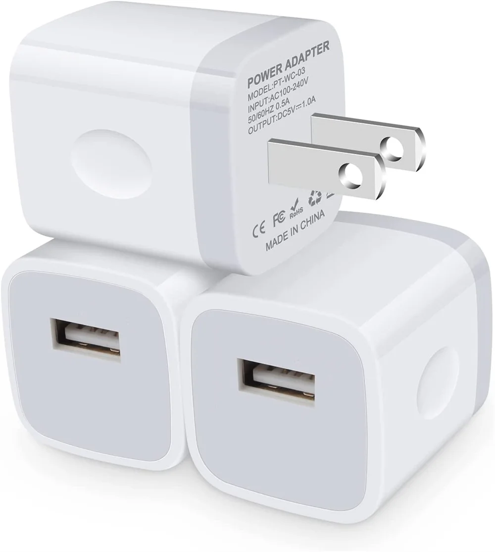 10/20PCs Mini Portable 5V 1A USA US AC Home Travel Wall Charger Power ...