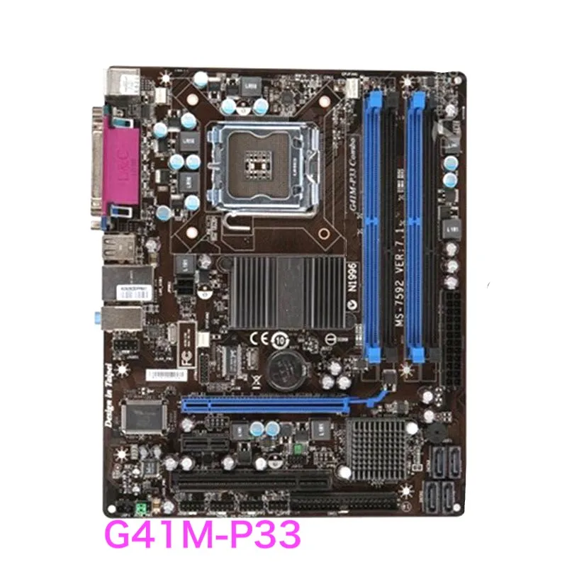 Suitable-For-MSI-G41M-P33-Motherboard-LGA-775-DDR3-MS-7592-VER-7-1 ...