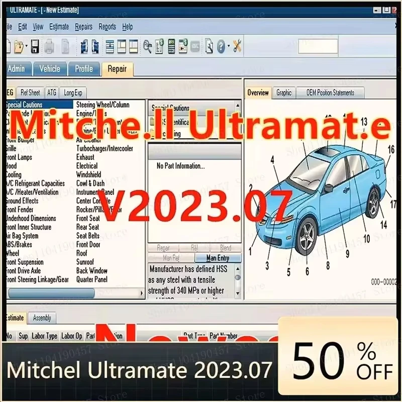 2025 Mitche/ll Ultramate 2023.07 Complete Advanced Estimating System ...