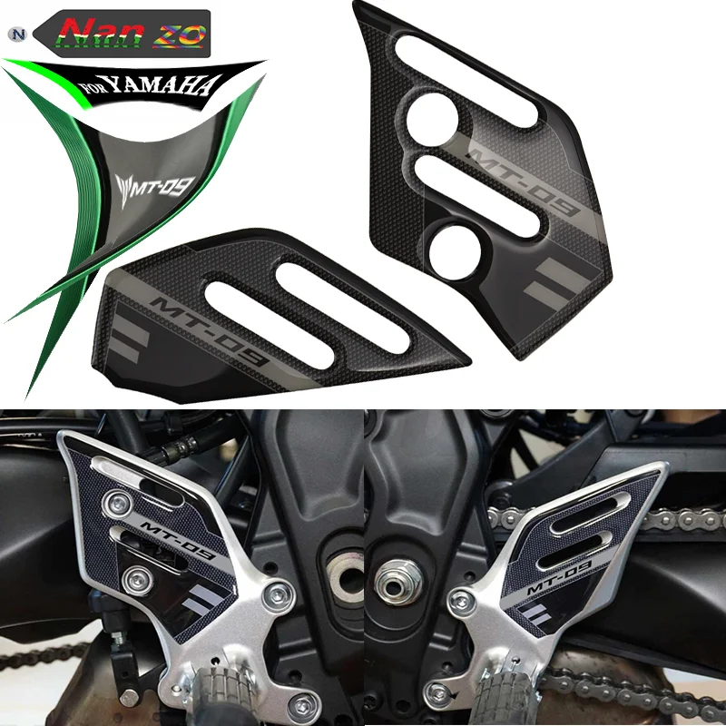Adesivos-de-prote-o-decorativa-Heel-Pad-Fits-Yamaha-MT-09-2021-2022 ...