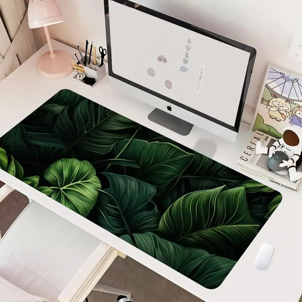 Green-Leaf-Mouse-Pad-XXL-800x400mm-Mouse-Pad-Large-Computer-Laptop-Non ...