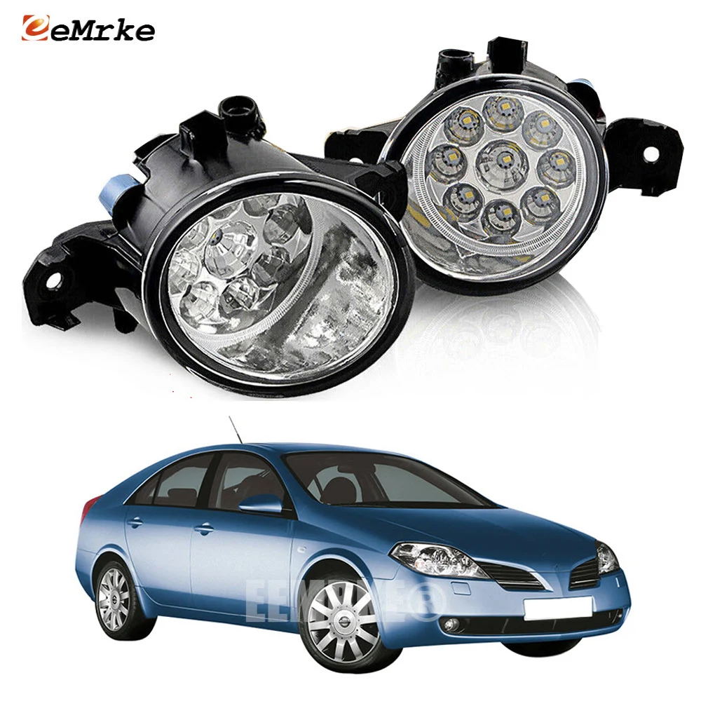 Led-Fog-Lights-Headlight-for-Nissan-Primera-P12-2002-2008-9-LED-Fog ...