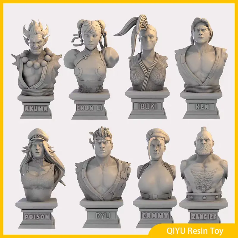 1-10-Resin-model-Street-Fighter-Chunli-Kenlong-Jamie-POISON-bust-GK ...
