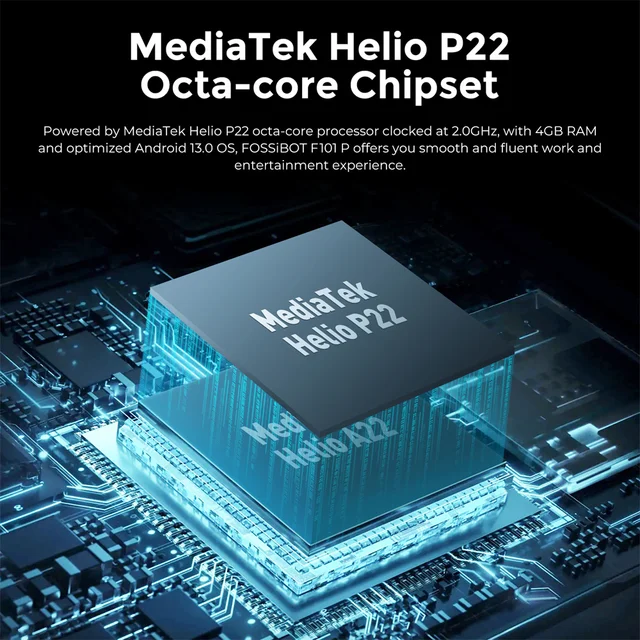 FOSSiBOT F101 P,Smartphone,10600mAh Battery,4GB+64GB,24MP, Cell Phone ...