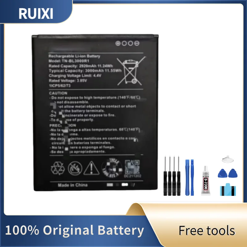 100-RUIXI-Original-Battery-TN-BL3000R1-3000mAh-For-Nokia-C100-N152DL ...