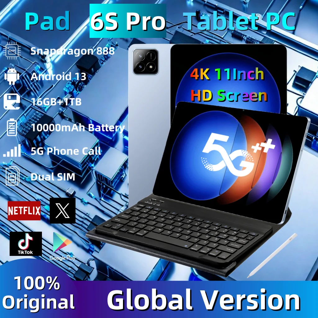 Tableta-Pad-6S-Pro-Original-versi-n-Global-Tablet-PC-con-Android-13 ...