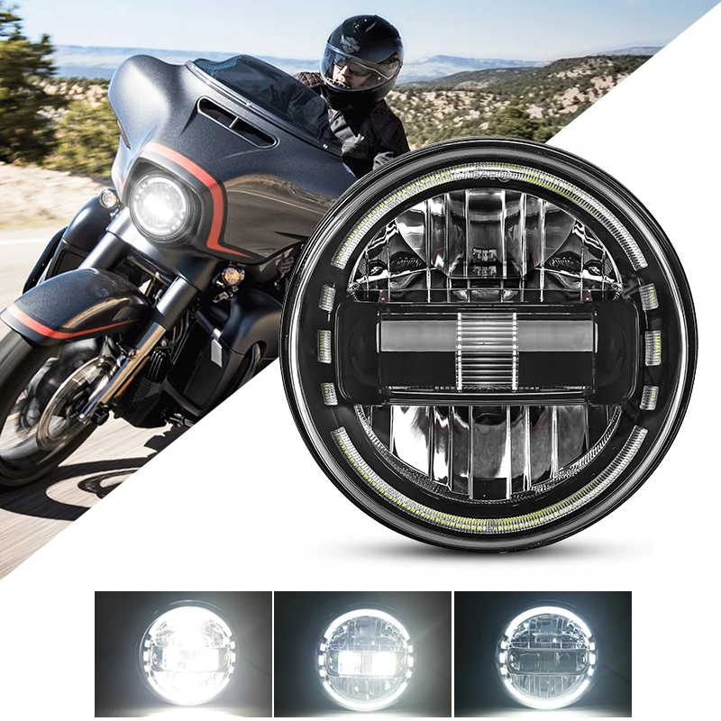Faro-Led-Universal-para-motocicleta-faro-delantero-de-7-pulgadas-para ...