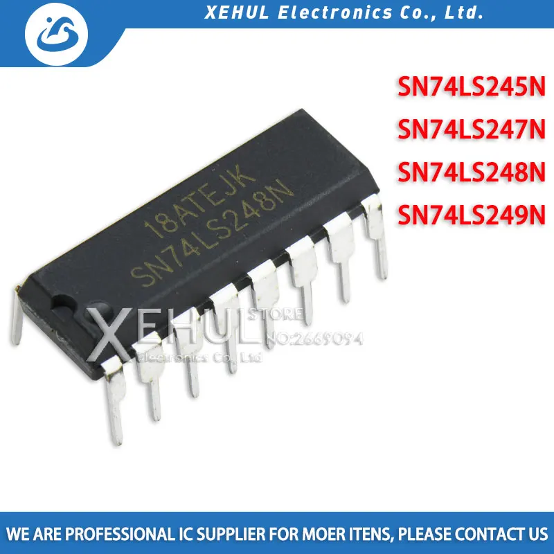 5-10PCS-SN74LS245N-74LS245-SN74LS247N-74LS247-SN74LS248N-74LS248 ...
