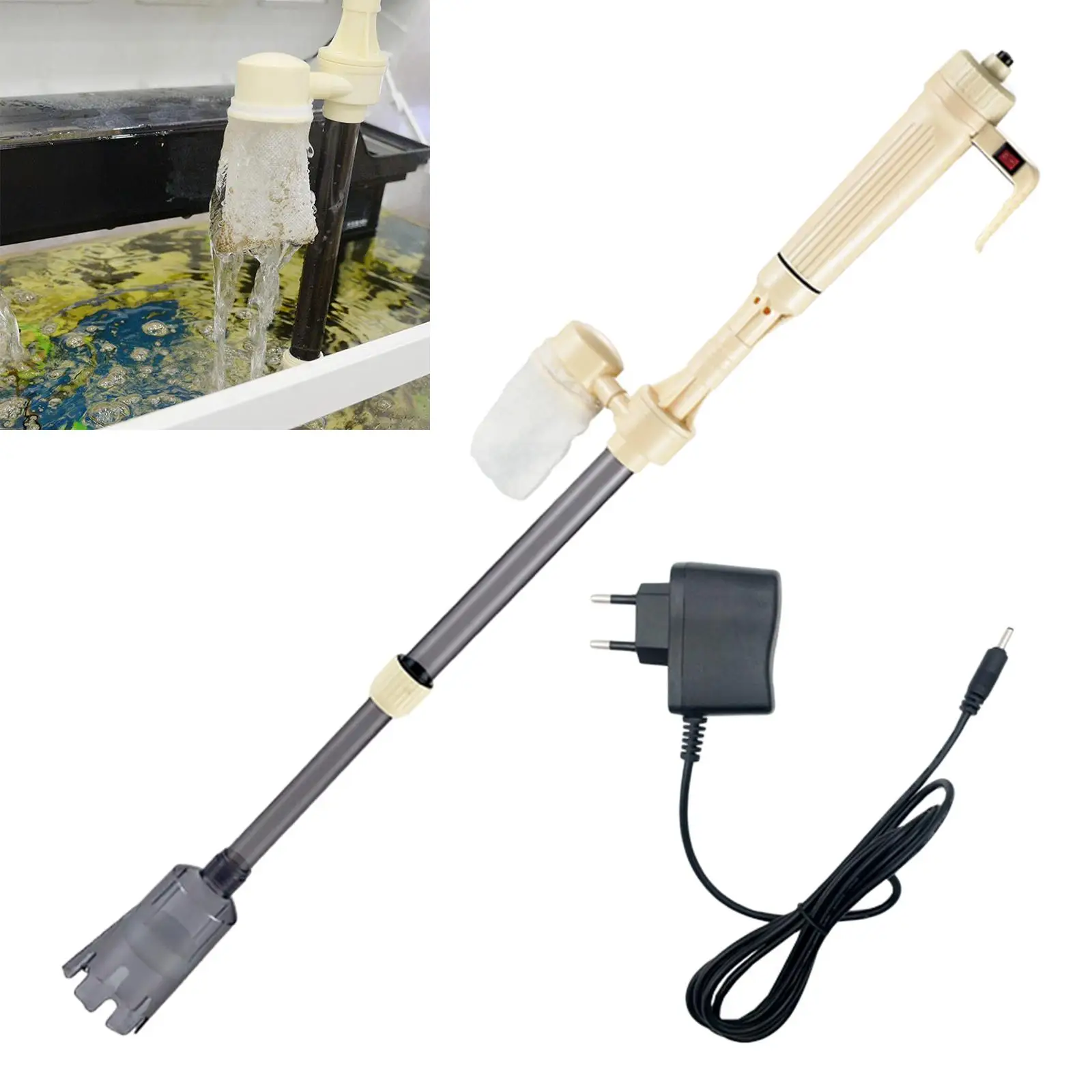 Electric-Aquarium-Siphon-Vacuum-Cleaner-Machine-Fish-Tank-Water-Change ...