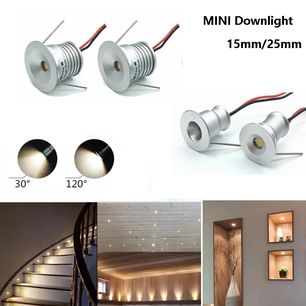 Mini-LED-Spotlight-1W-IP65-Recessed-Downlight-Indoor-12V-Dimmable-Spot-Light-Ceiling-Lamp ...