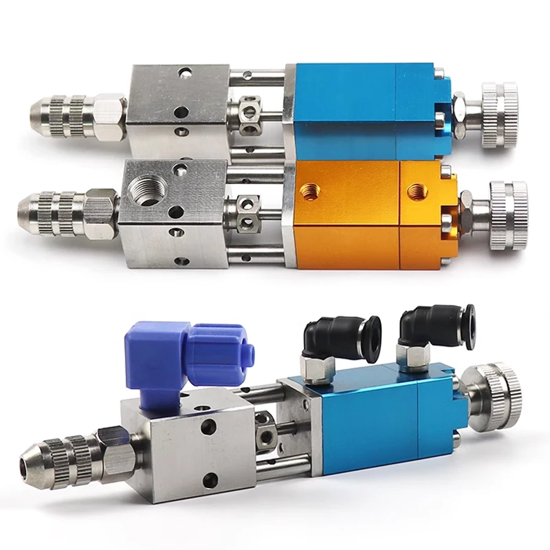 Pneumatic-Micrometer-UV-Glue-Dispenser-Valve-Precision-Thimble ...
