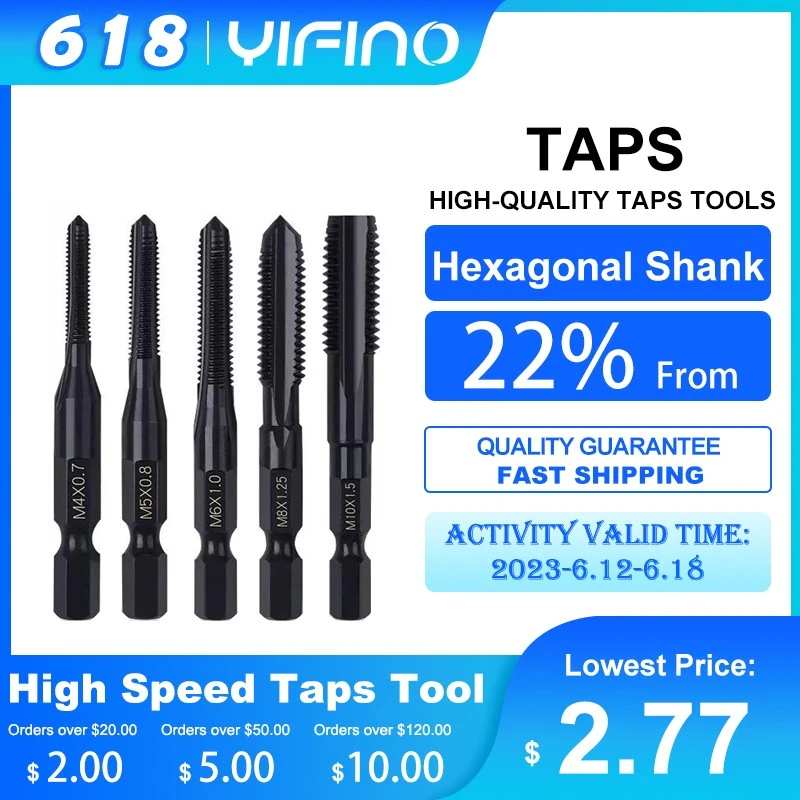 Tapping Machine Tap Drill | Types Machine Taps | Drill Tap Machine M5 ...