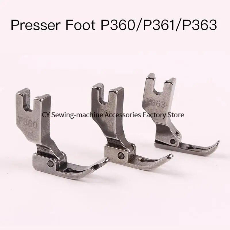 Metal Zipper Foot P360 P361 P363 For Single Needle Lockstitch Industrial Sewing Machine JUKI ...