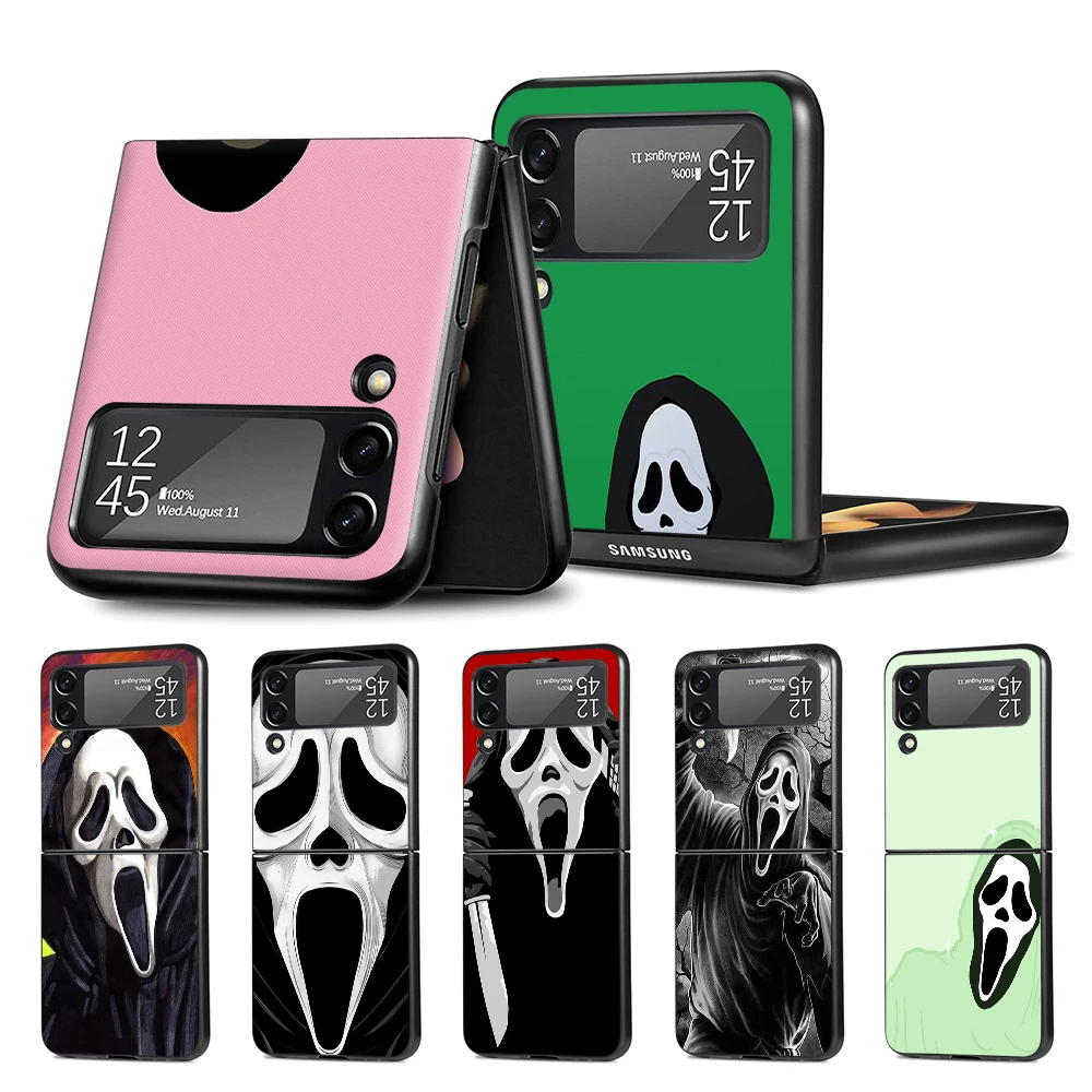 Ghostface Horror Scream Art Pattern Case for Samsung Galaxy Z Flip4 ...