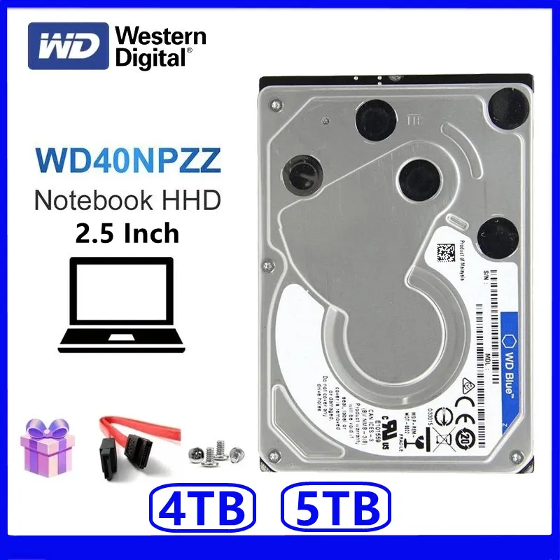 Original Western Digital WD Blue 2.5 Inch 5TB 4TB Hard Disk Drive 5400 ...