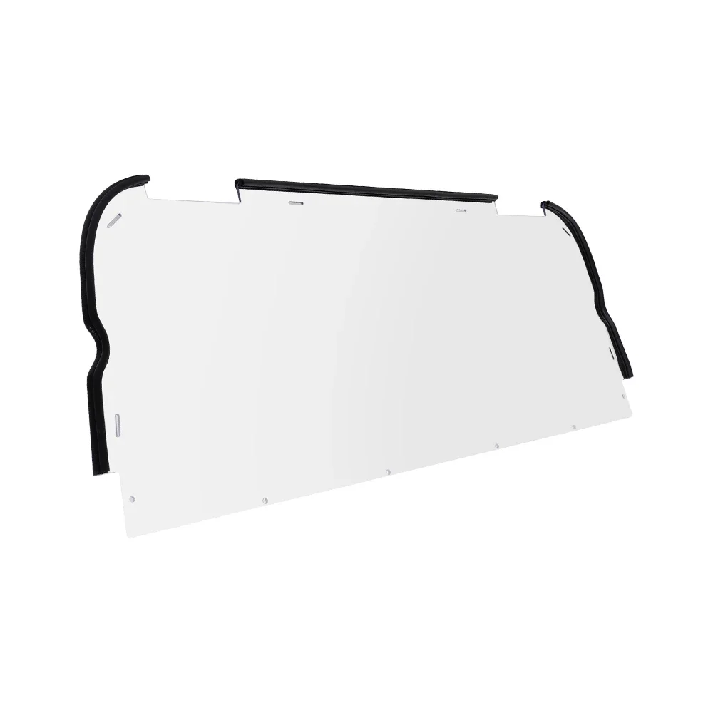 KEMIMOTO UTV Polycarbonate Full Rear Clear Windshield Window Compatible ...