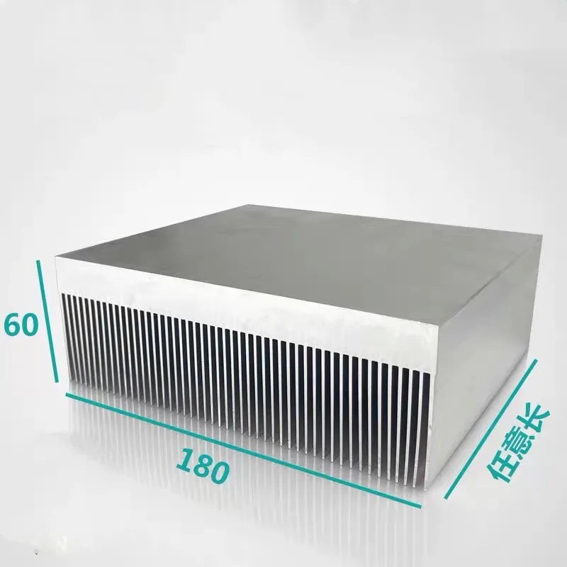 180x60x100~400mm High-density tooth heatsink controller board Variable ...