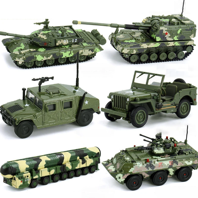Tactical-Military-Model-World-War-II-Hummer-H1-WILLYS-GP-Military ...