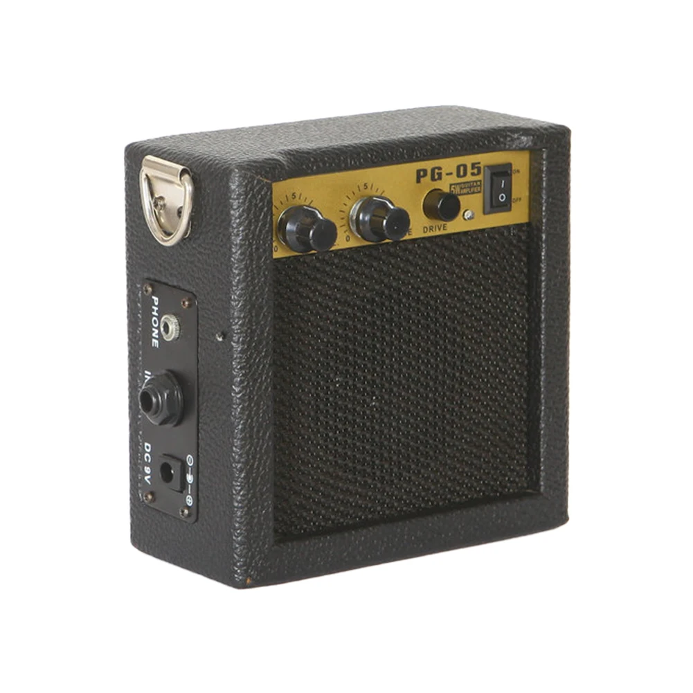 Mini Guitar Amplifier Amp Speaker, 5W, 6.35mm Input, 1/4 "Headphone ...