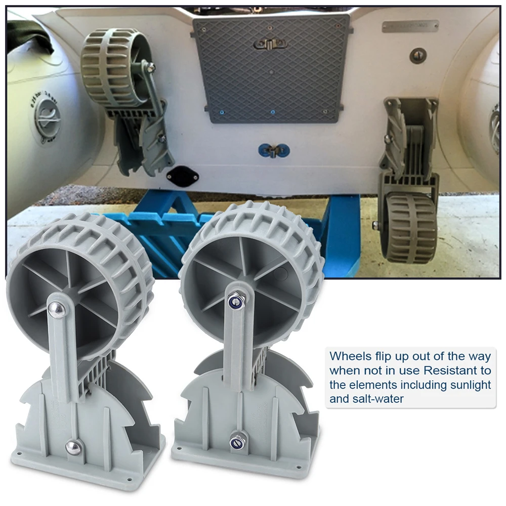 Marine Launching Wheel Flipup Dinghy Towing Wheel Nylon Rib for ...