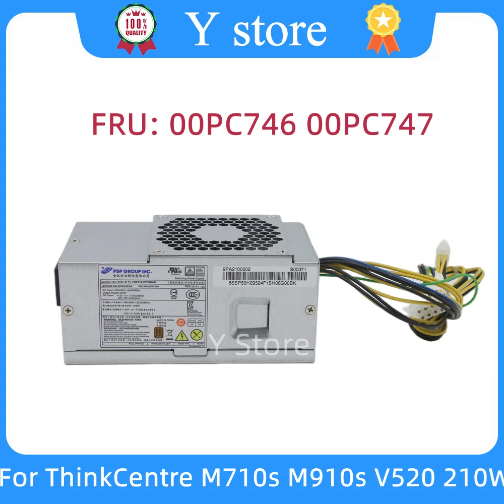Y-Store-NEW-For-Lenovo-ThinkCentre-M710s-M910s-V520-210W-Power-Supply ...