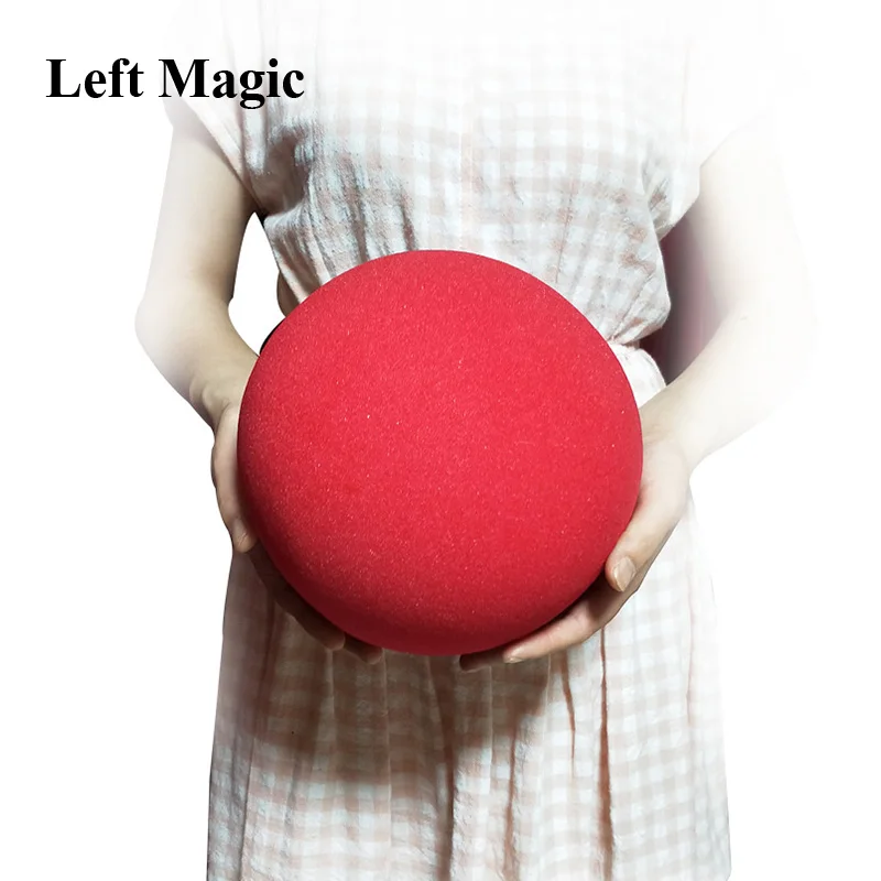 Oversized Red Magic Sponge Ball (20cm Diameter) Magic Tricks Soft Ball ...
