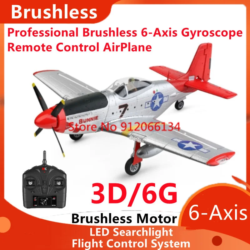 Professional Brushless 6-Axis Gyroscope Remote Control AirPlane 6G/3D ...