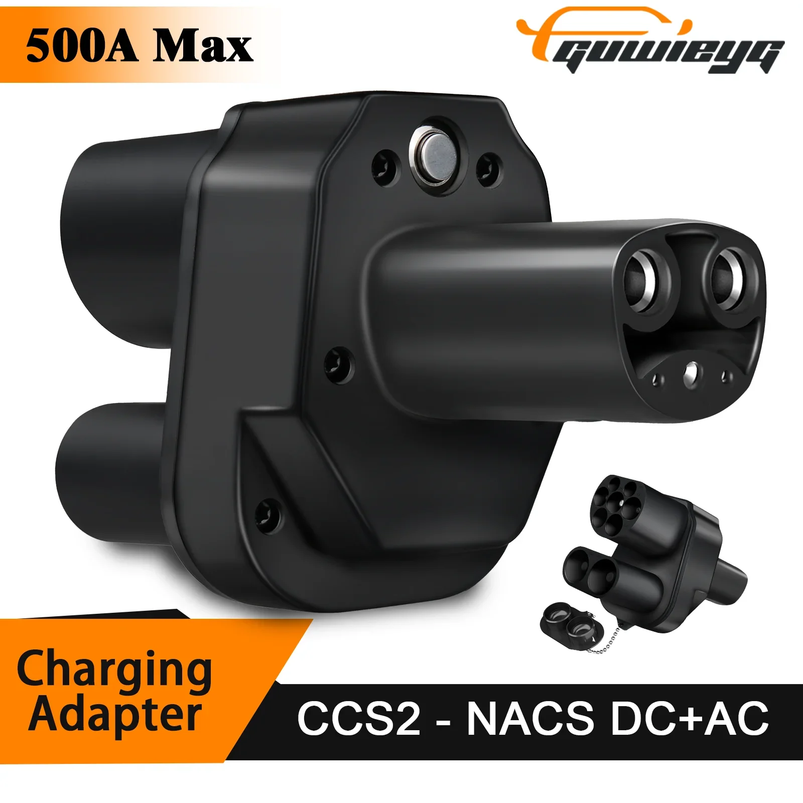 GUWIEYG CCS2 to Telsa AC DC Adapter Fit NACS Electric Vehicle Car EV ...