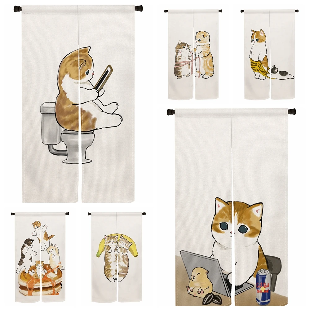 Noren Japanese Doorway Curtain | Japanese Curtain Door Kitchen - Door Curtain Drapes - Aliexpress