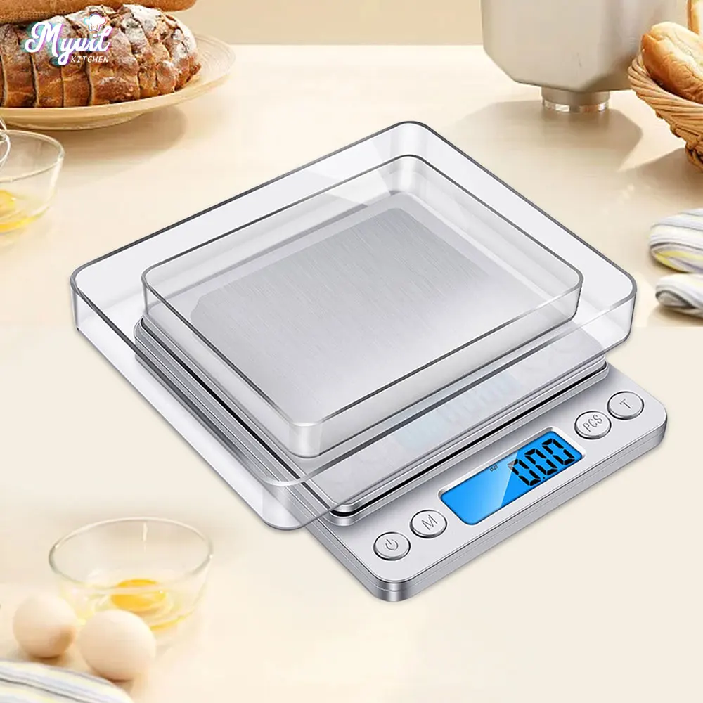 B-scula-Digital-de-cocina-con-estuche-balanza-port-til-con-pantalla-LCD ...