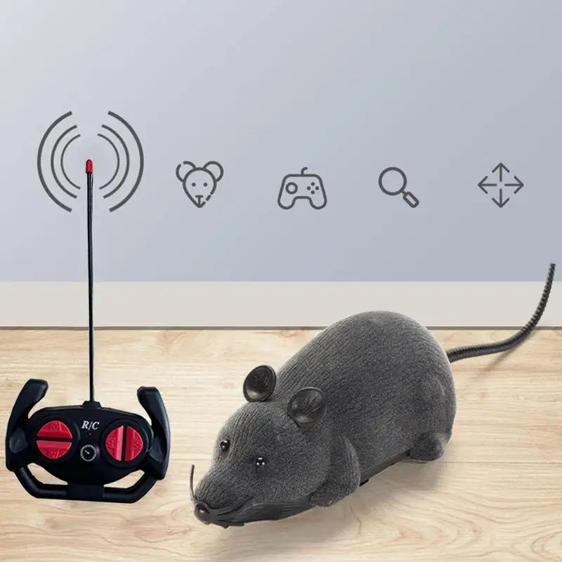 New-Wireless-Electronic-Remote-Control-Rat-Plush-Mouse-Toy-Hot-Flocking ...