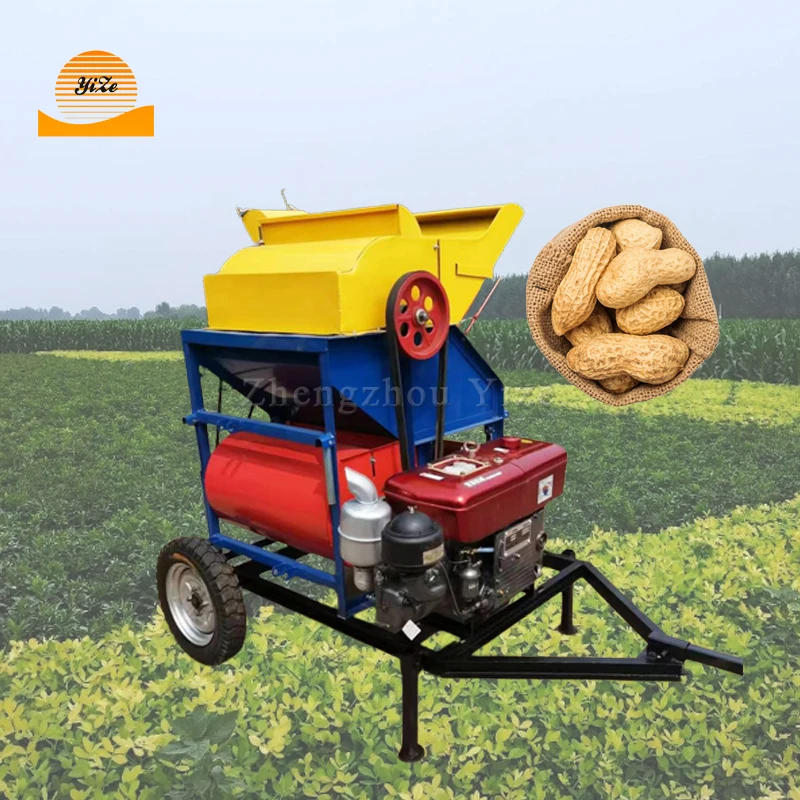 Automatic-Dry-Wet-Dual-Purpose-Groundnut-Harvester-Thresher-Peanut ...